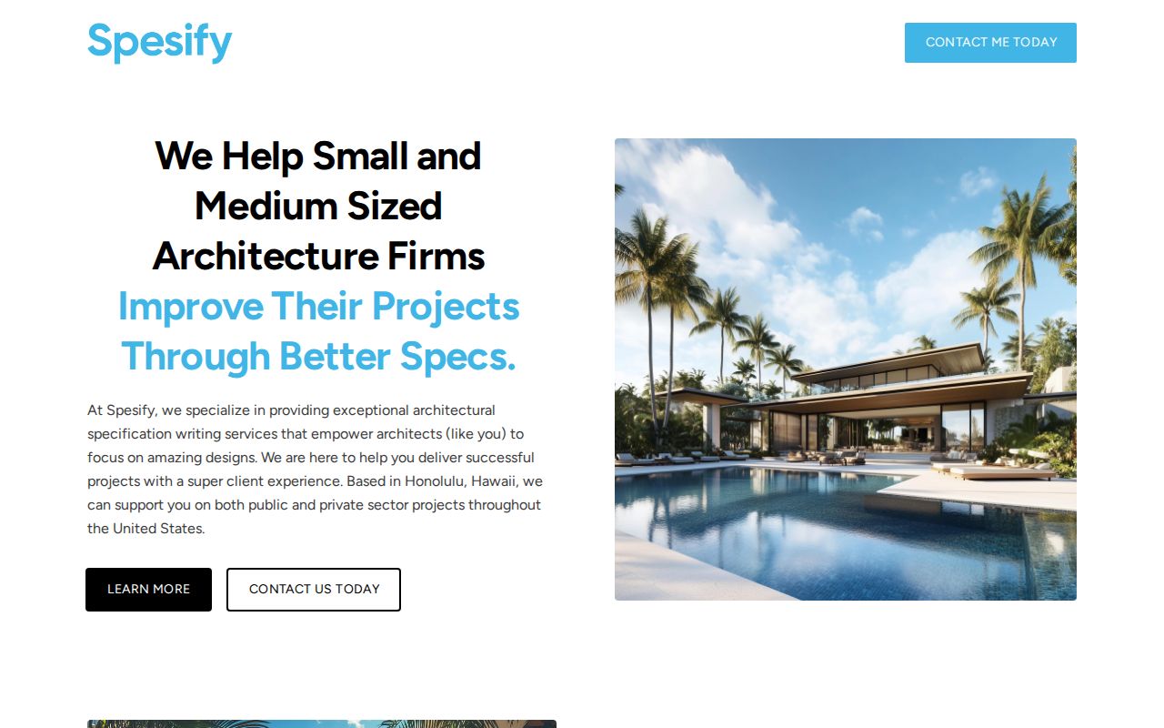 Spesify LLC | Better Specifications For Architects | Specification Writer